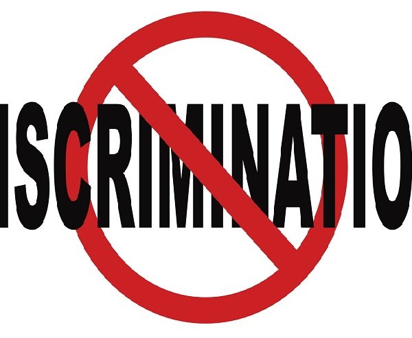 No Discrimination Sign
